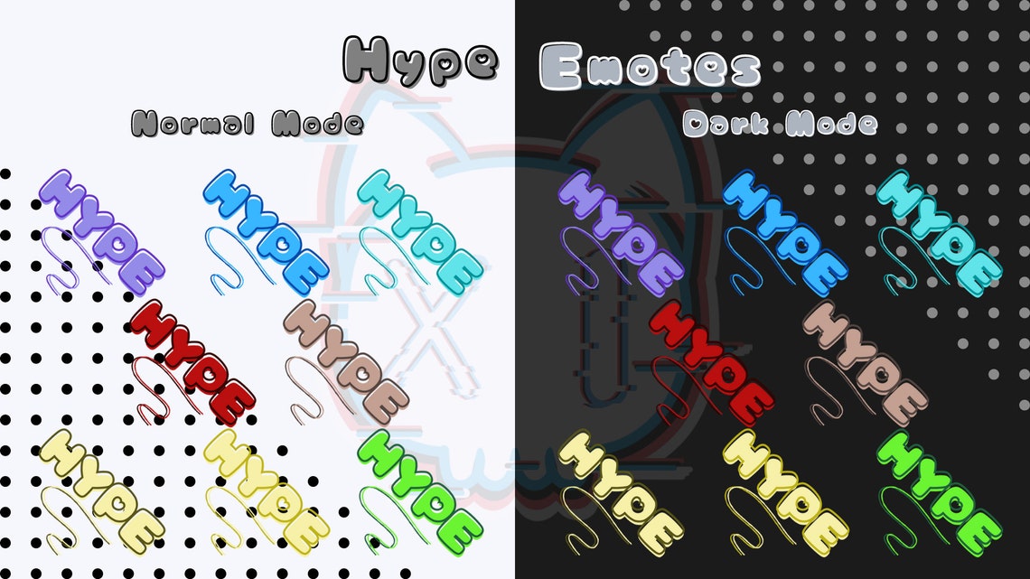 Hype Emote Pack | Basic Hype Emote | Twitch Emote | Youtube Emote ...