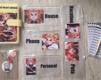 Kawaii Pink Gaming Character Personalized Kawaii Character Budget Book ...