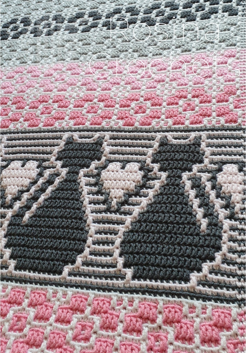Meow Overlay Mosaic Crochet Pattern Only - Etsy