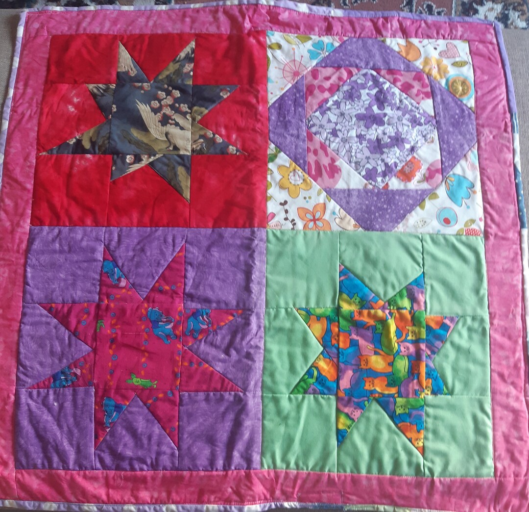 Cot Quilts 100% Cotton Hand Made Beautiful Children's Fabrics. - Etsy