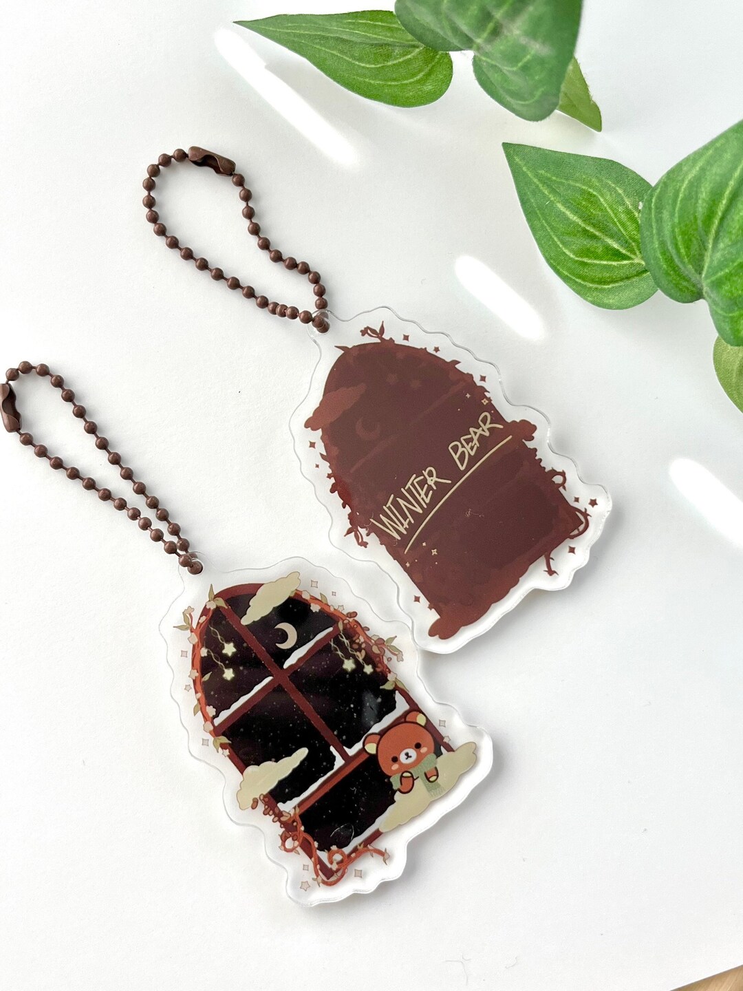 BTS Winter Bear Rilakkuma Keychain | Winter Bear V | Taehyung Keychain ...