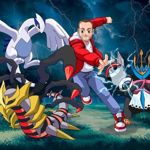 Custom POKEMON Character Portrait From Photo ,pokemon Portrait, Pokemon ...