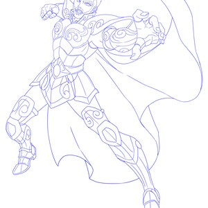 Saint Seiya /golden Knights Personalized Portrait the Knights - Etsy