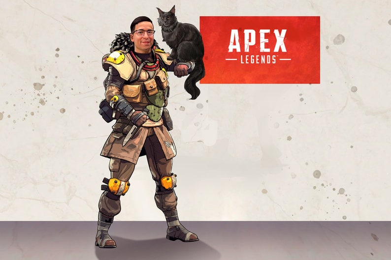 Apex Legends Portrait | Custom Portrait, Wraith, Mirage, Pathfinder ...