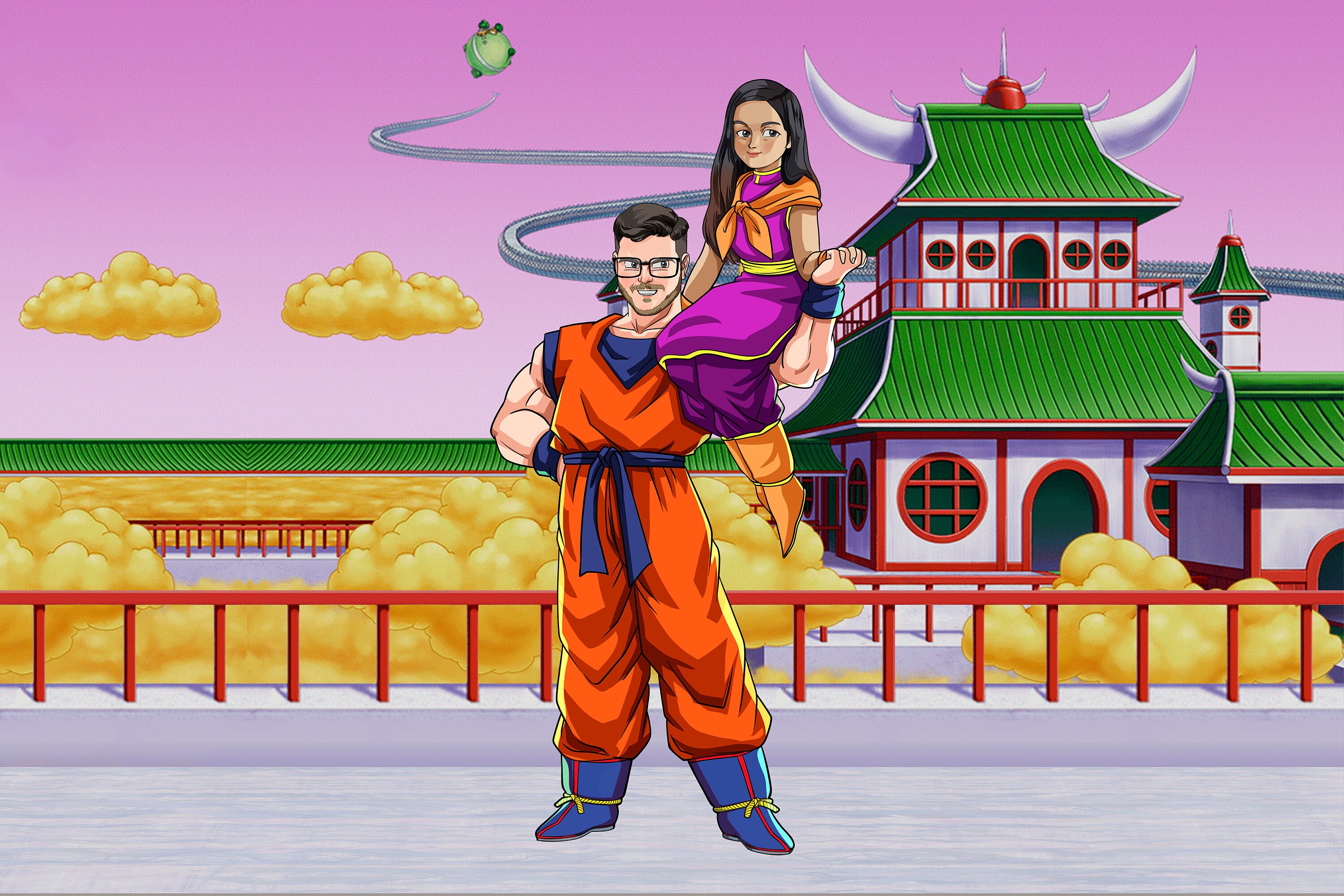 DRAGON BALL Z PORTRAIT Custom Super Saiyan Goku - Etsy UK