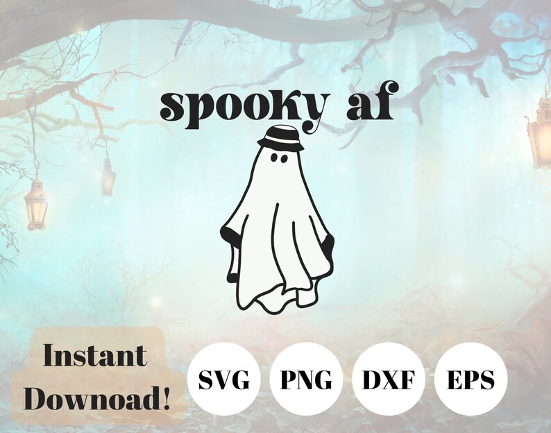 Ghost Svg Cute Ghost Svg Spooky Svg Fall Svg Halloween - Etsy
