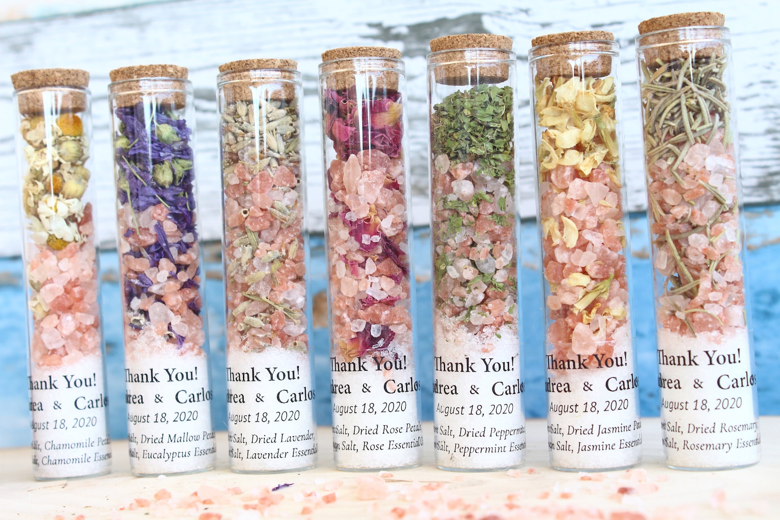 Bath Salt Favors Wedding Favors for Guests Bridal Shower - Etsy