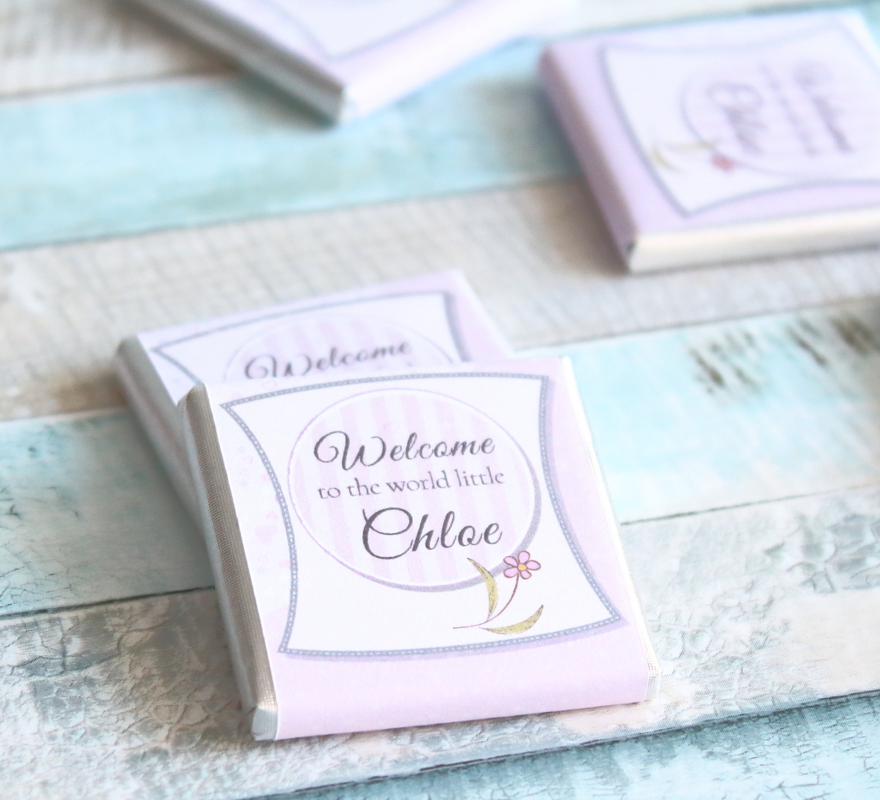 New Born Chocolate Welcome to the World Chocolate Custom | Etsy