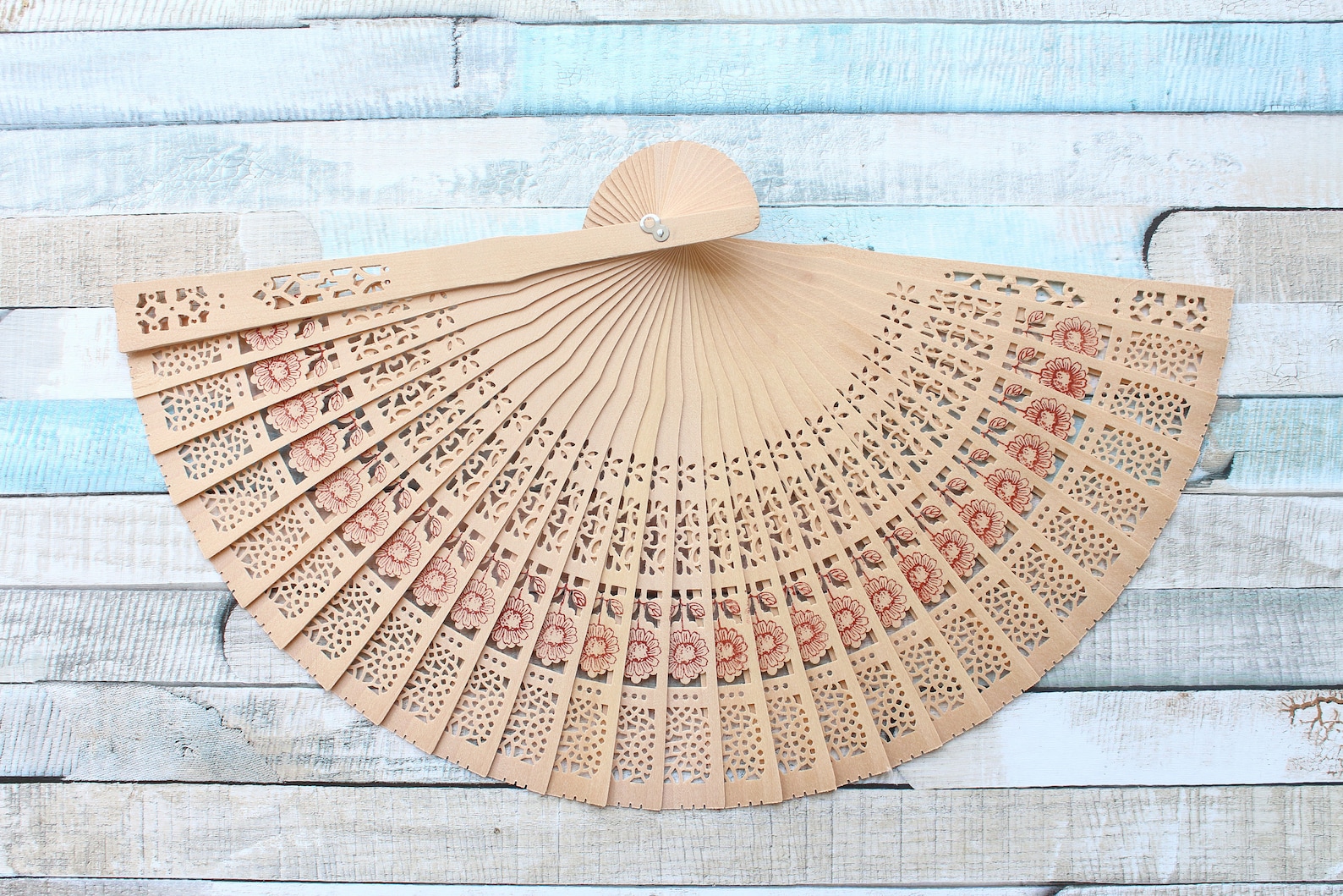 Custom Baby Shower Sandalwood Fans, Bulk Custom Wooden Fans, Baby ...