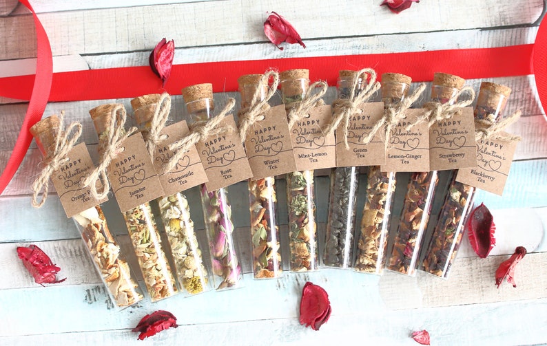 Bestseller Valentines Day Gift Box, 10 Tea Sampler Gift Set, Tea Lover ...