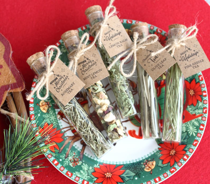 Holiday Gift Box Organic Tea Sampler Set Friendship Gift - Etsy