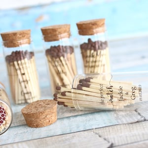 The Perfect Match Favors, Wedding Matches, Personalized Match Bottle ...