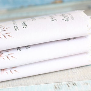 Wedding Tissues, for Your Happy Tears, Personalized Tissue Favors ...