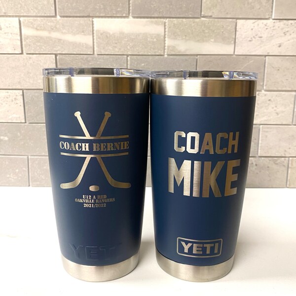 Coach Yeti Engraved Tumbler - Etsy