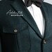 Men's Safari Bush Jacket Emerald Wool Notch Lapel Formal Chest Waist ...