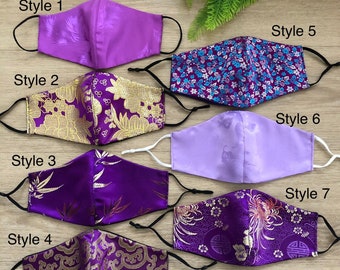 Purple Face Mask | Etsy