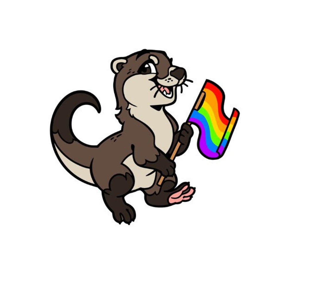 Pride Pins - Otter Hard Enamel Pin - LGBTQ+ (several Flags) - Etsy