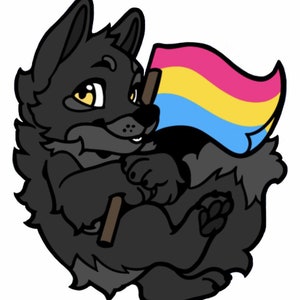 Pride Pins - Wolf Hard Enamel Pin - LGBTQ+ (several Flags) - Etsy