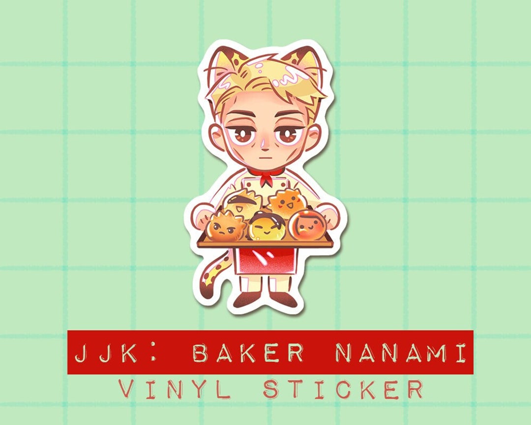 JJK Baker Nanami Weatherproof Vinyl Sticker 3" - Etsy Canada