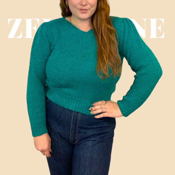 Turquoise Sweater - Etsy