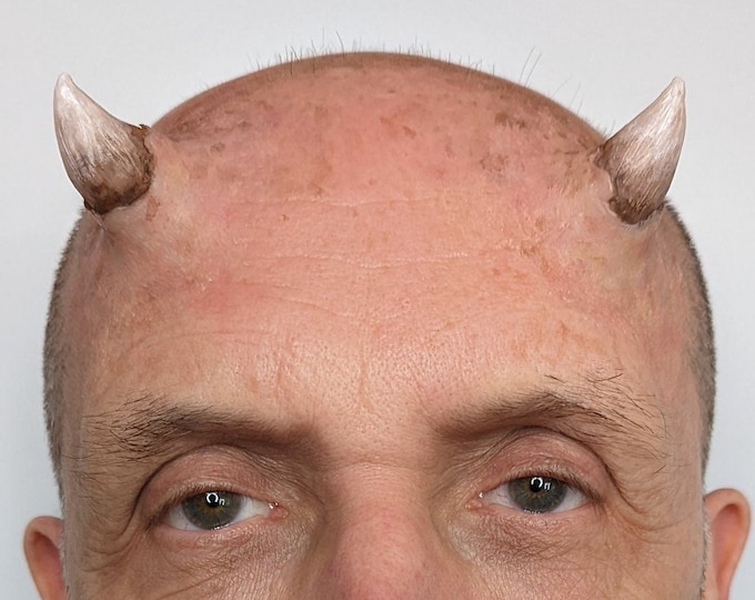 Triple Devil Horns / Silicone Prosthetic / Latex Free / Halloween ...