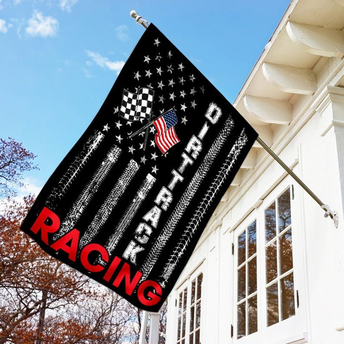 Racing Flag Auto Racing Motorcycle Racing AutocrossDirt | Etsy