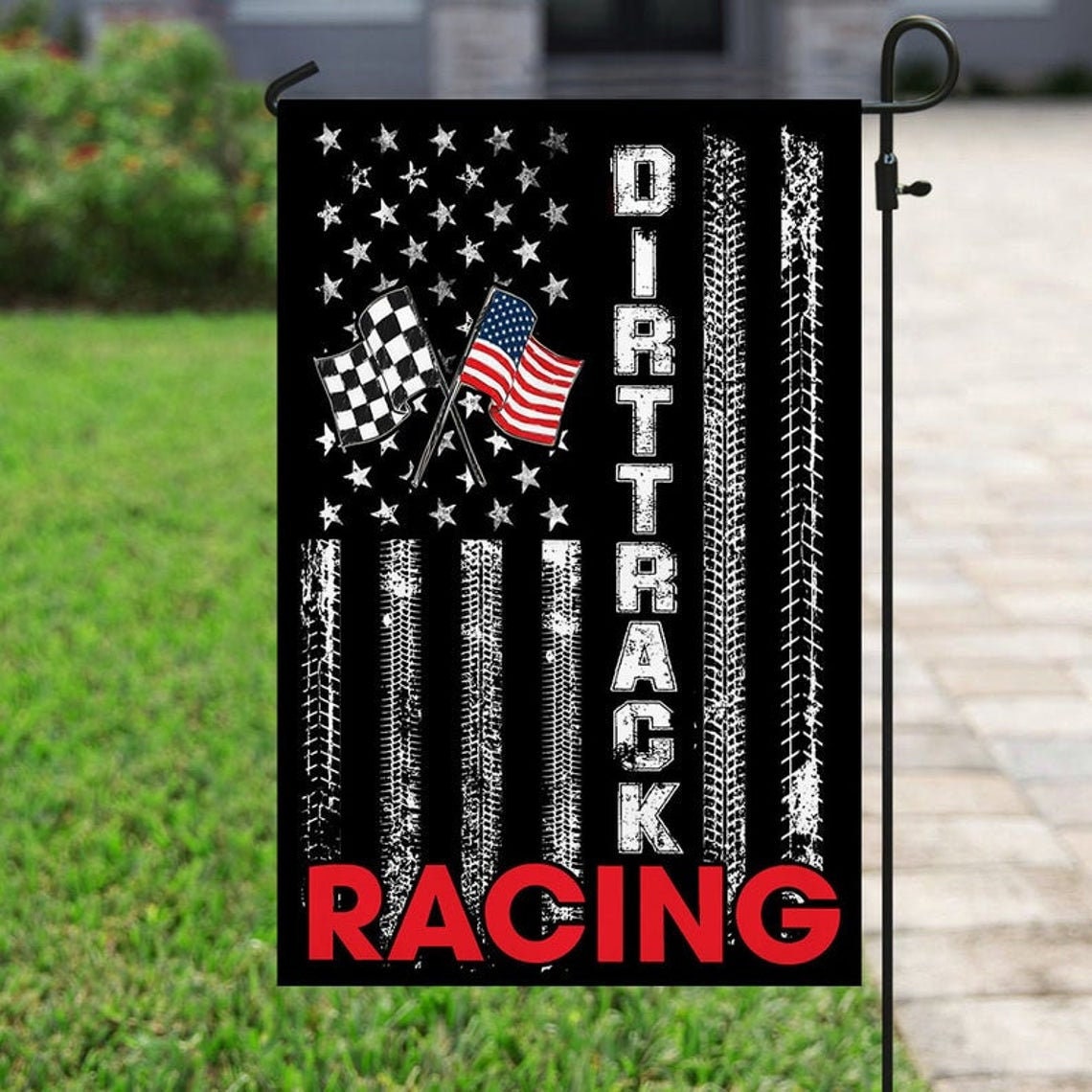 Racing Flag Auto Racing Motorcycle Racing AutocrossDirt | Etsy