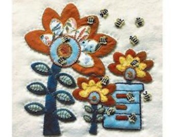 Paper Pattern, Spring Still Comes, Wool Applique by Aunt Susie's House ...