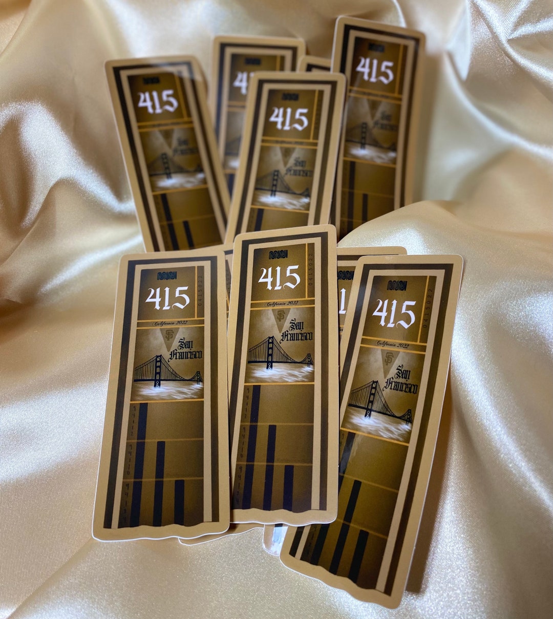 Brown Neutral Color Old Muni Bus Ticket San Francisco Stickers SF ...