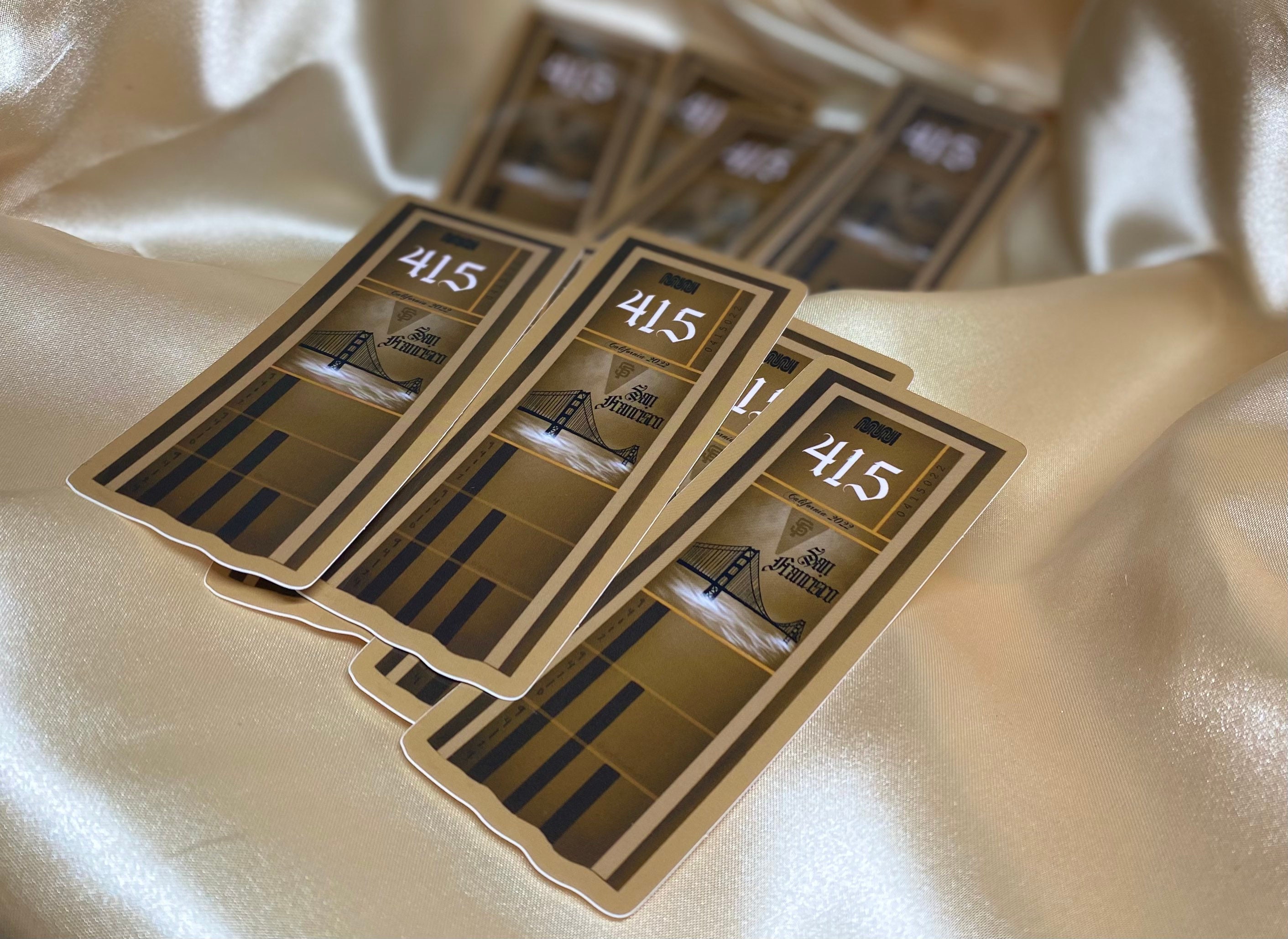 Brown Neutral Color Old Muni Bus Ticket San Francisco Stickers SF ...