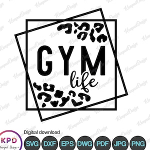 Gym Life SVG | Workout SVG File | Exercise Tee SVG | Gymlife Svg | Gym ...