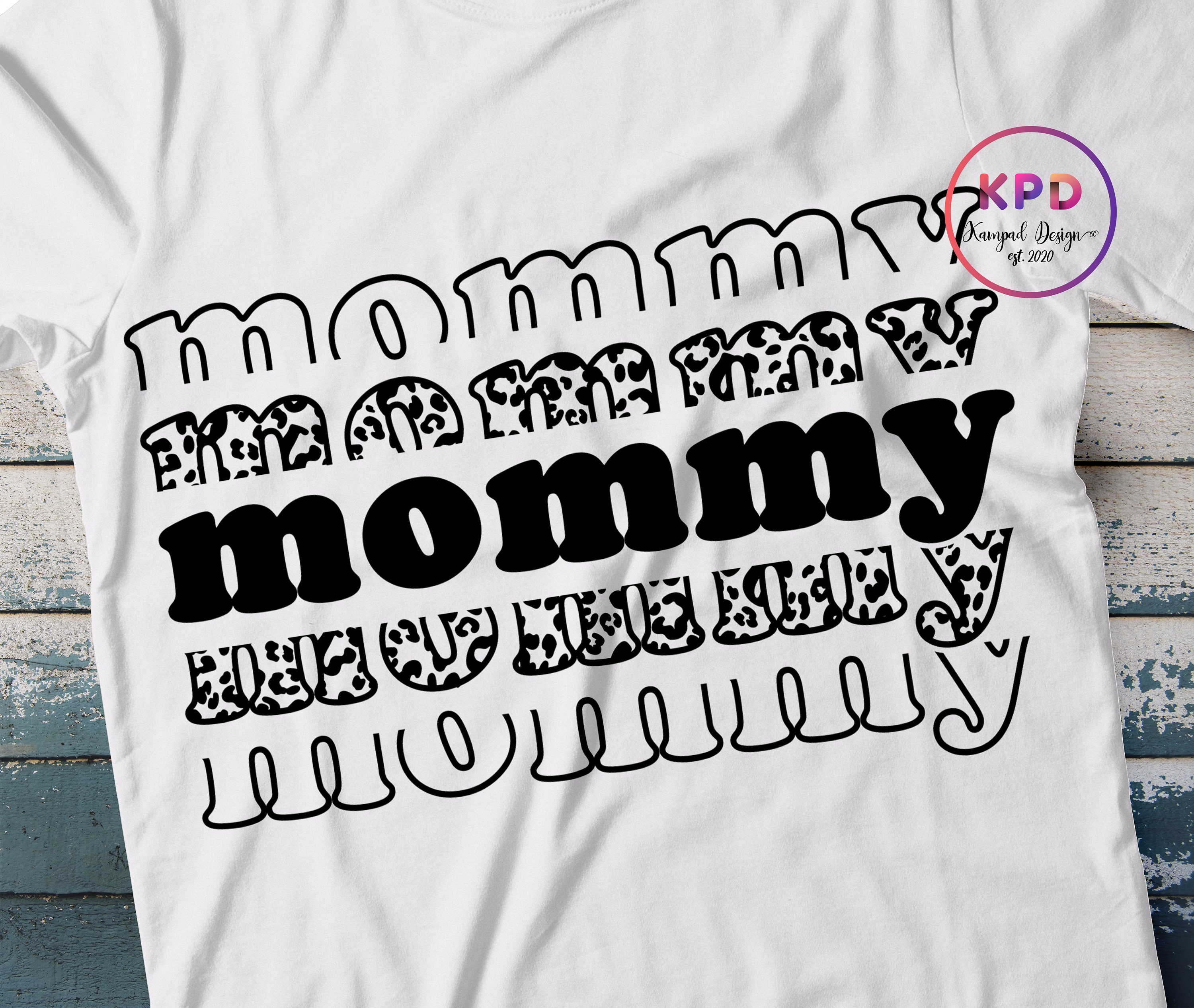 Retro Mommy SVG Mama SVG Mom Life Leopard Svg - Etsy