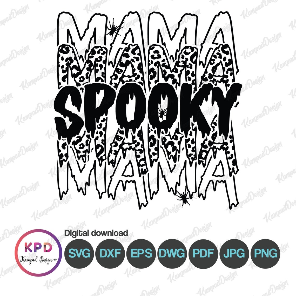 Spooky Mama SVG Spooky Svg Spooky Mom Svg Mama SVG Mom - Etsy