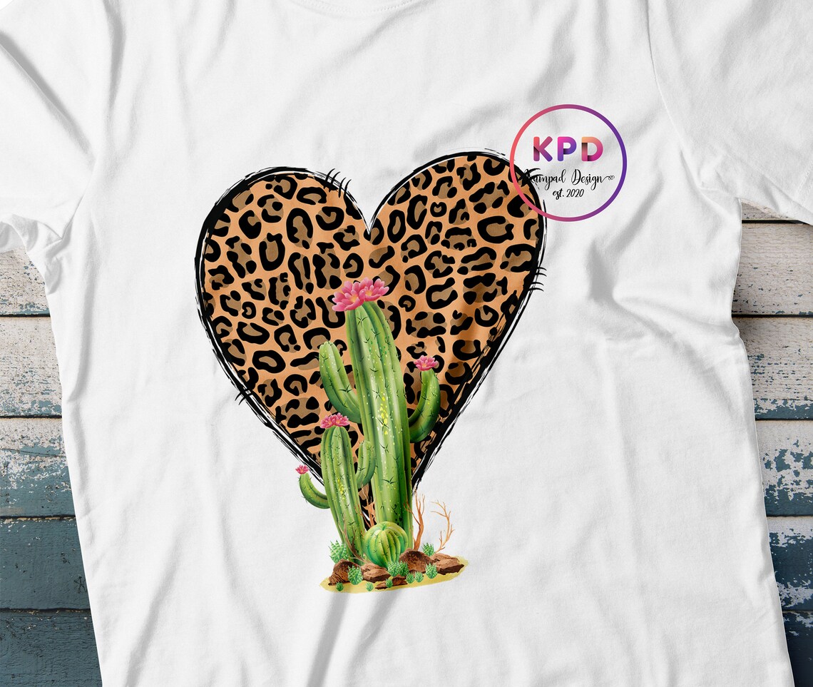 Cactus Leopard PNG Cactus Leopard Sublimation Designs - Etsy