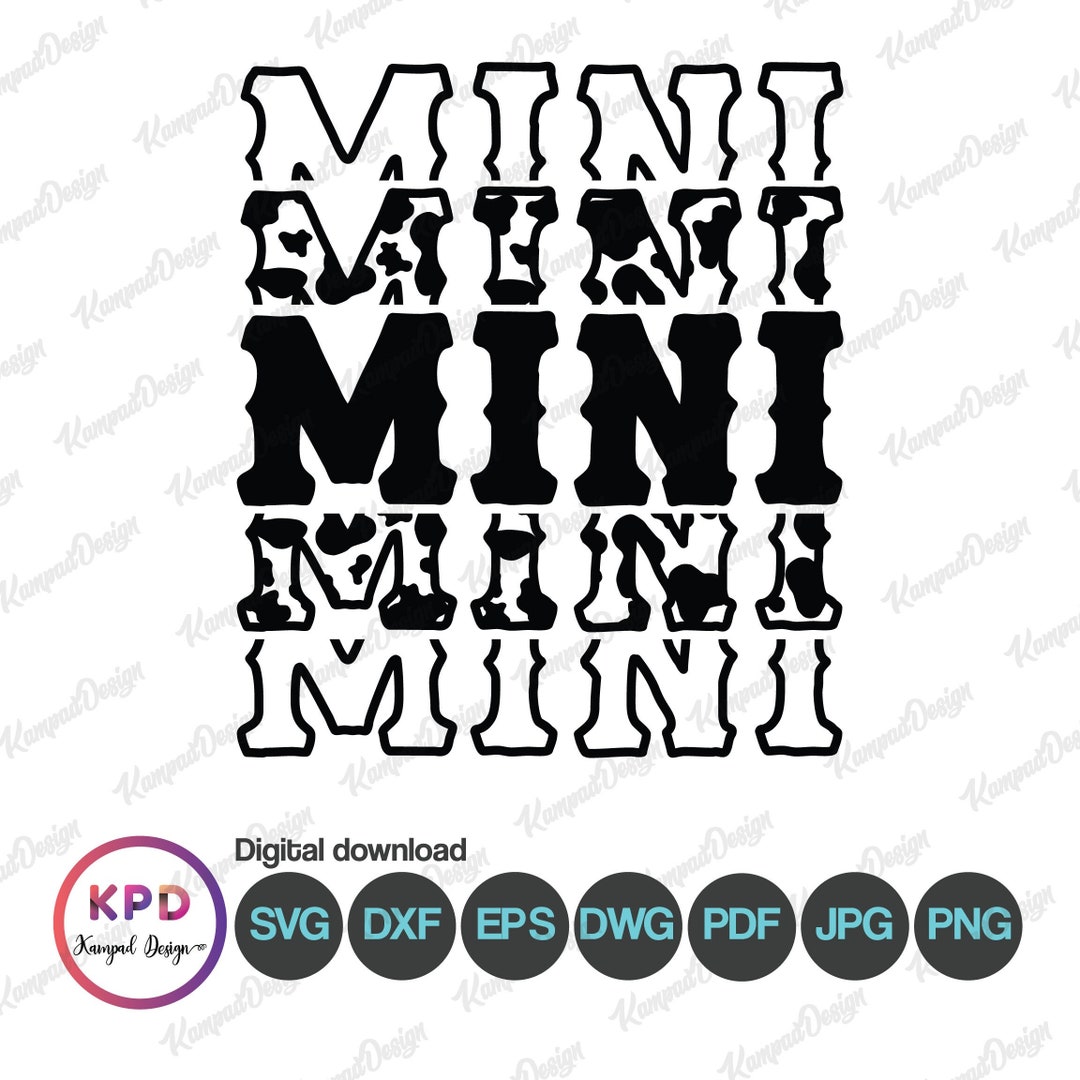 Mini Cowhide Svg | Retro Mini Svg | Mama Svg | Mom Life Svg ...