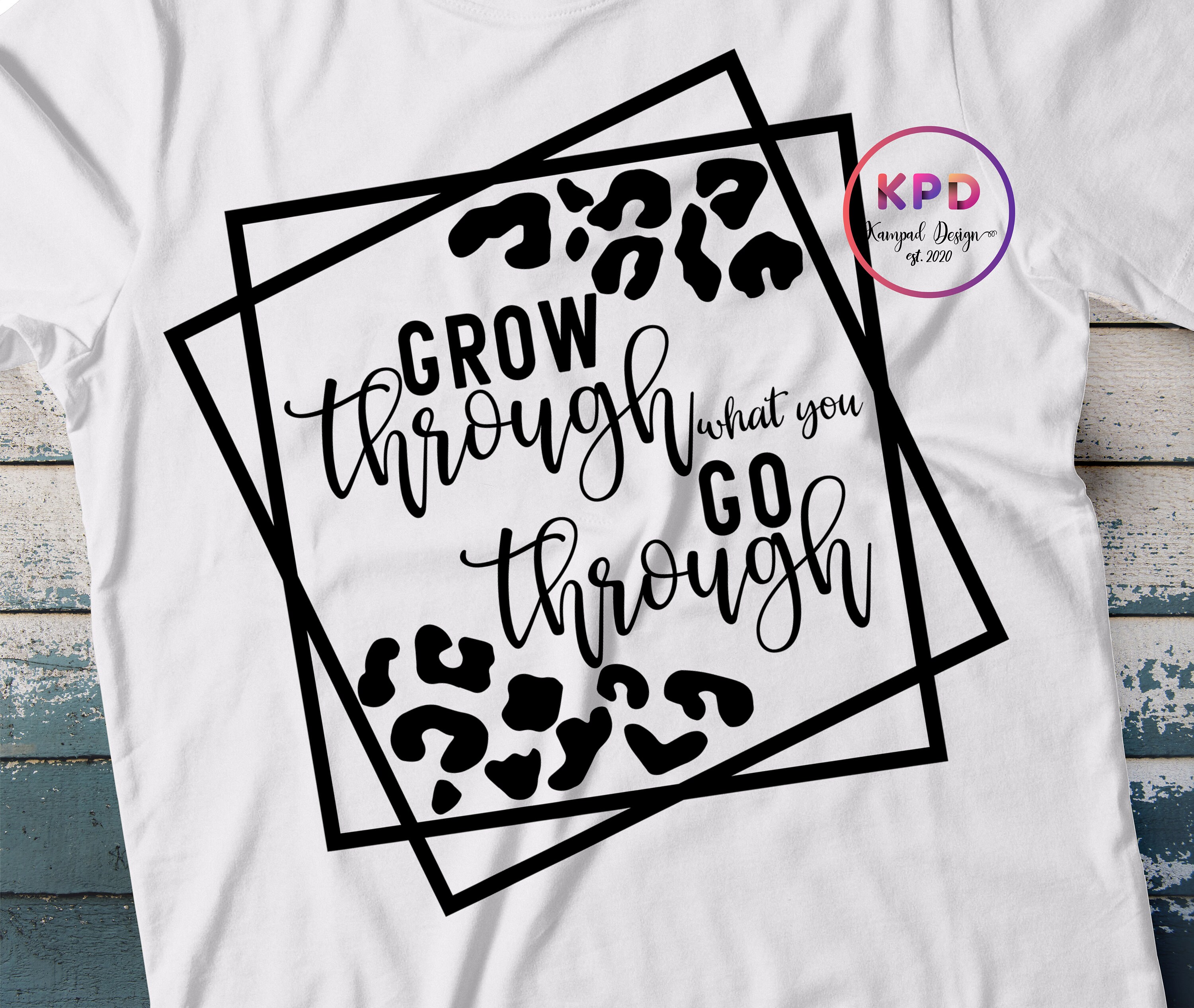 Grow Through What You Go Through SVG Inspirational Svg - Etsy