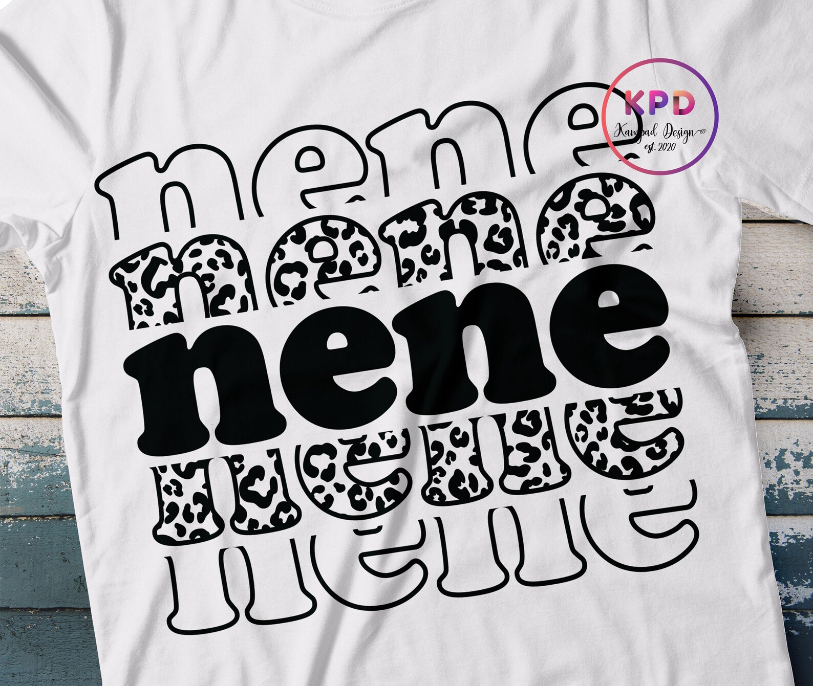 Retro Nene SVG Mama SVG Mom Life Leopard Svg | Etsy