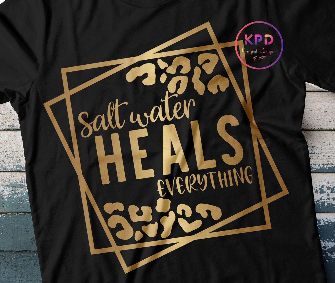Salt Water Heals Everything SVG Salty SVG Boho Svg - Etsy