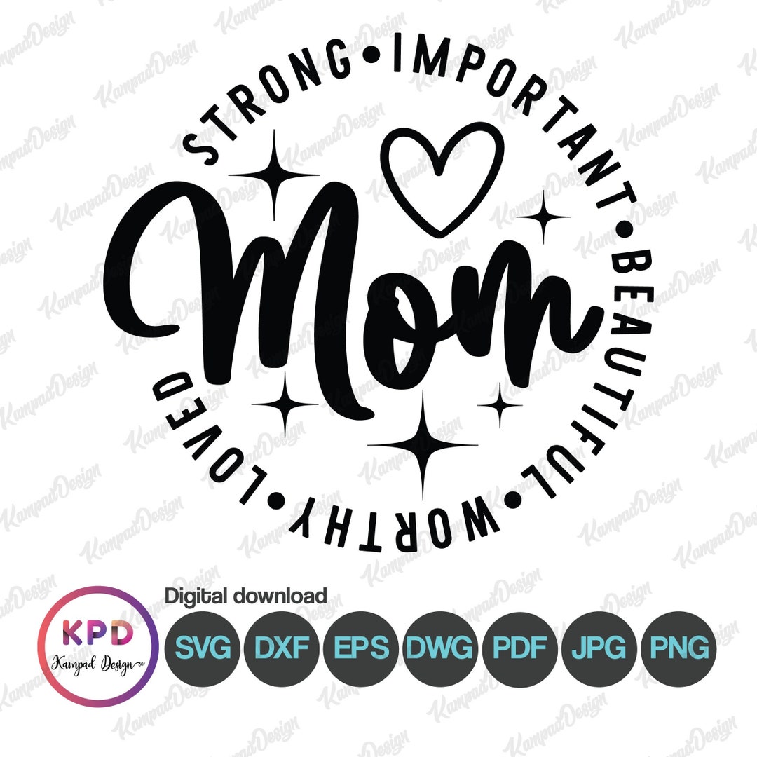 Mom Strong Svg | Retro Mama Svg | Mama Svg | Mom Life | Leopard Svg ...