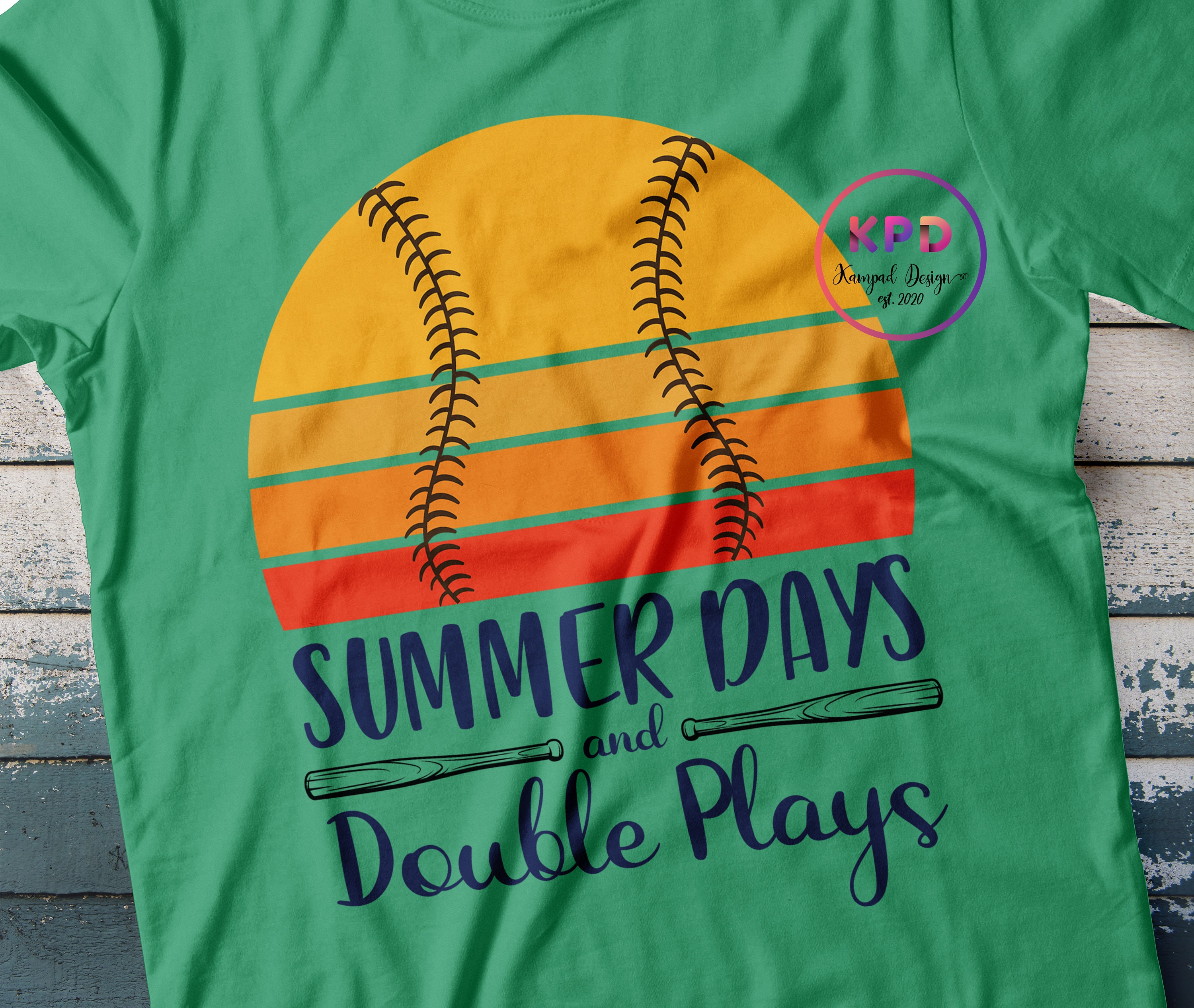 Softball Svg Summer Days Double Plays Svg Softball | Etsy