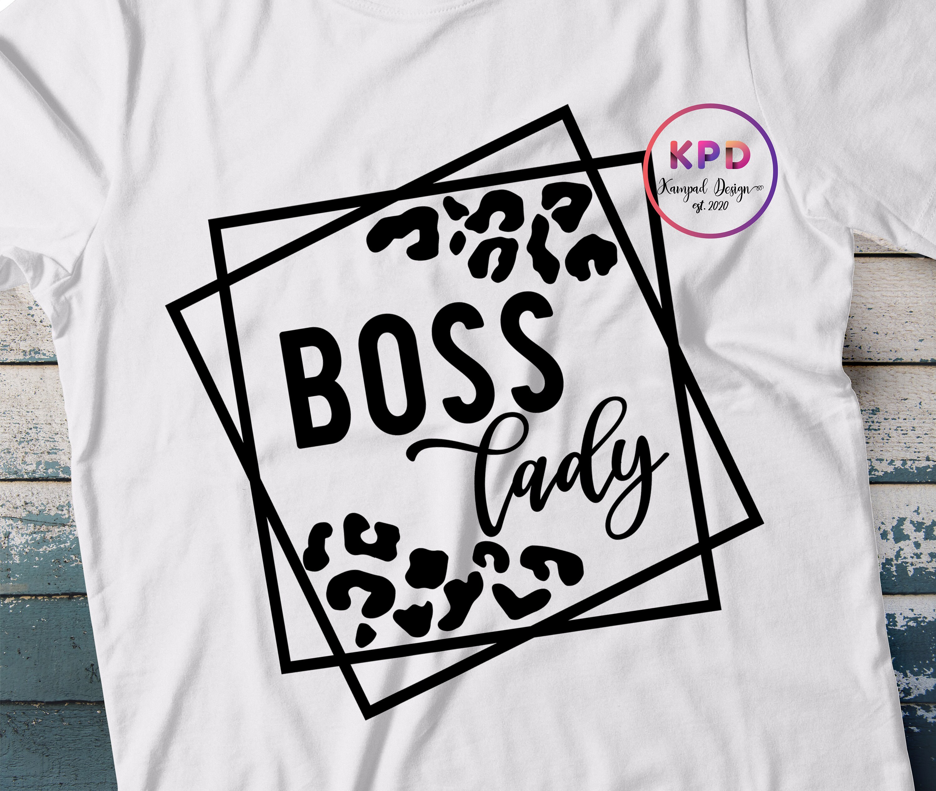 Boss Lady SVG Like a Boss Svg Boss Babe Svg Leopard SVG - Etsy