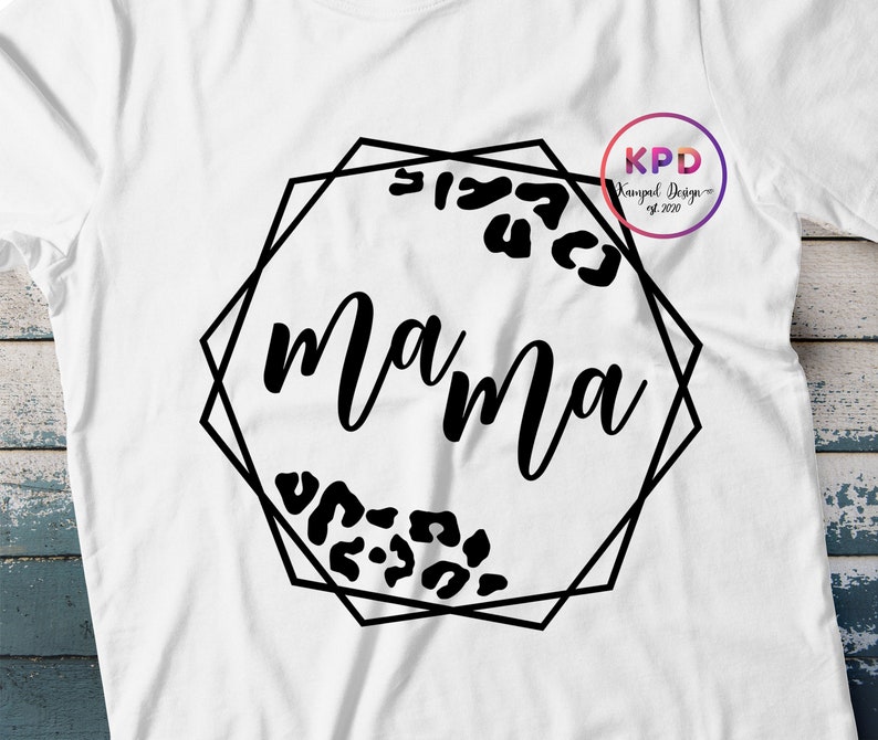 Mama Svg Mom Life Leopard Svg Sublimation Design New Etsy