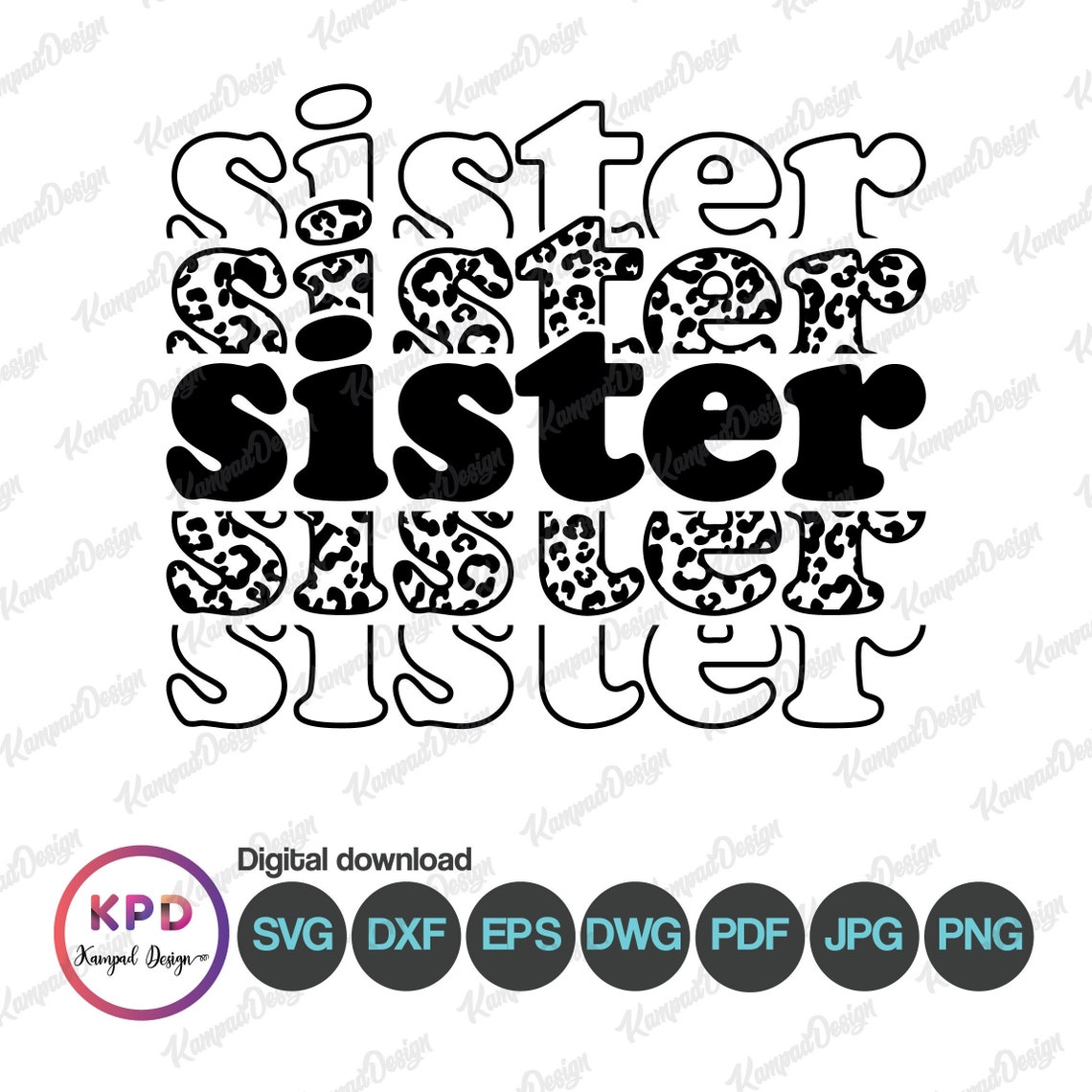 Sister Svg Crazy Sister Svg Sisters Cups Svg Retro Mama - Etsy