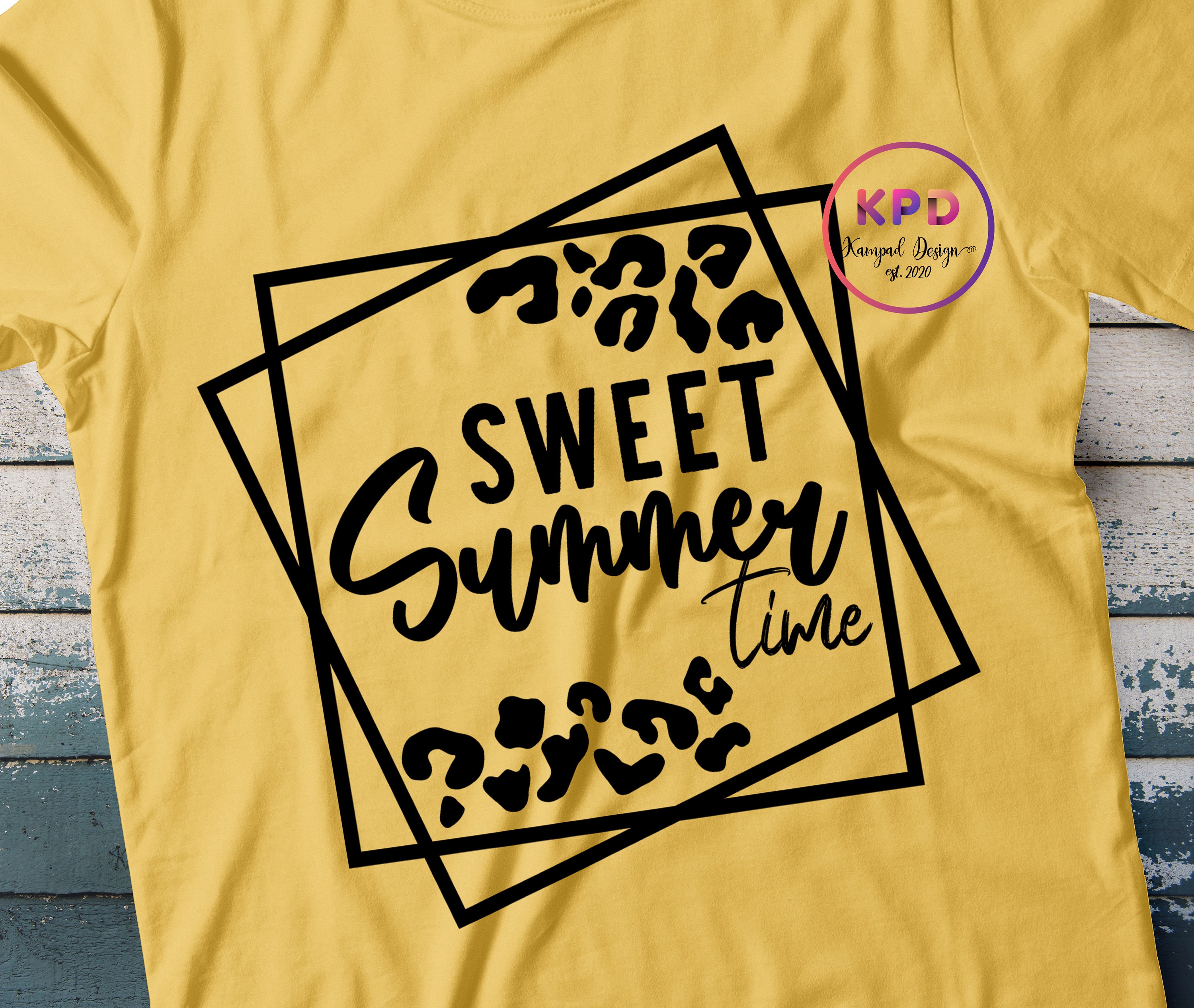 Sweet Summertime SVG Summertime Svg Leopard SVG - Etsy