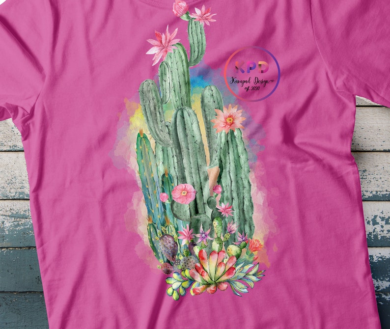 Cactus Sublimation PNG Cactus PNG Sublimation Designs | Etsy