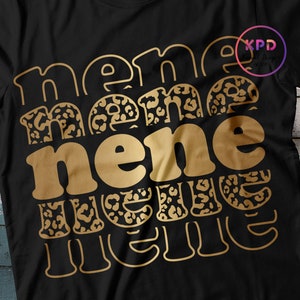 Retro Nene SVG | Mama SVG | Mom Life | Leopard Svg | Sublimation Design ...