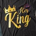 Her King Svg, His Queen Svg | King Queen Family SVG | King Queen PNG ...