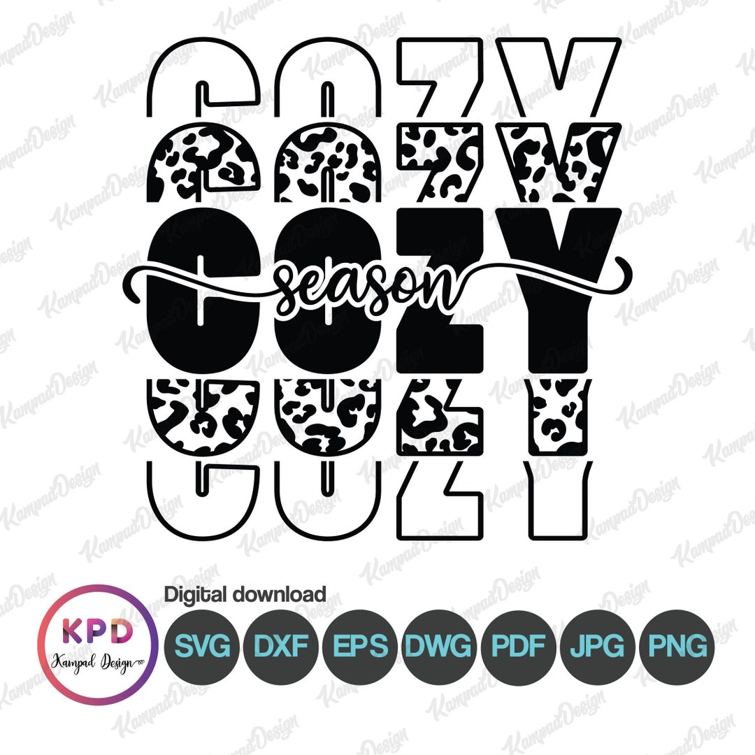 Cozy Season Svg | Get Cozy Svg | Merry Christmas Svg | Stay Home Svg ...