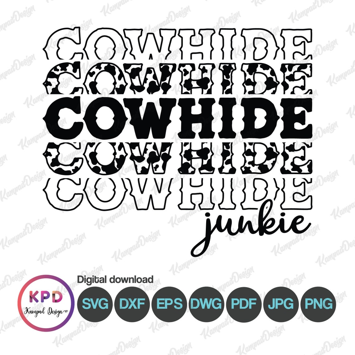 Cowhide Junkie Svg Turquoise Junkie Svg Howdy Svg Cowboy - Etsy
