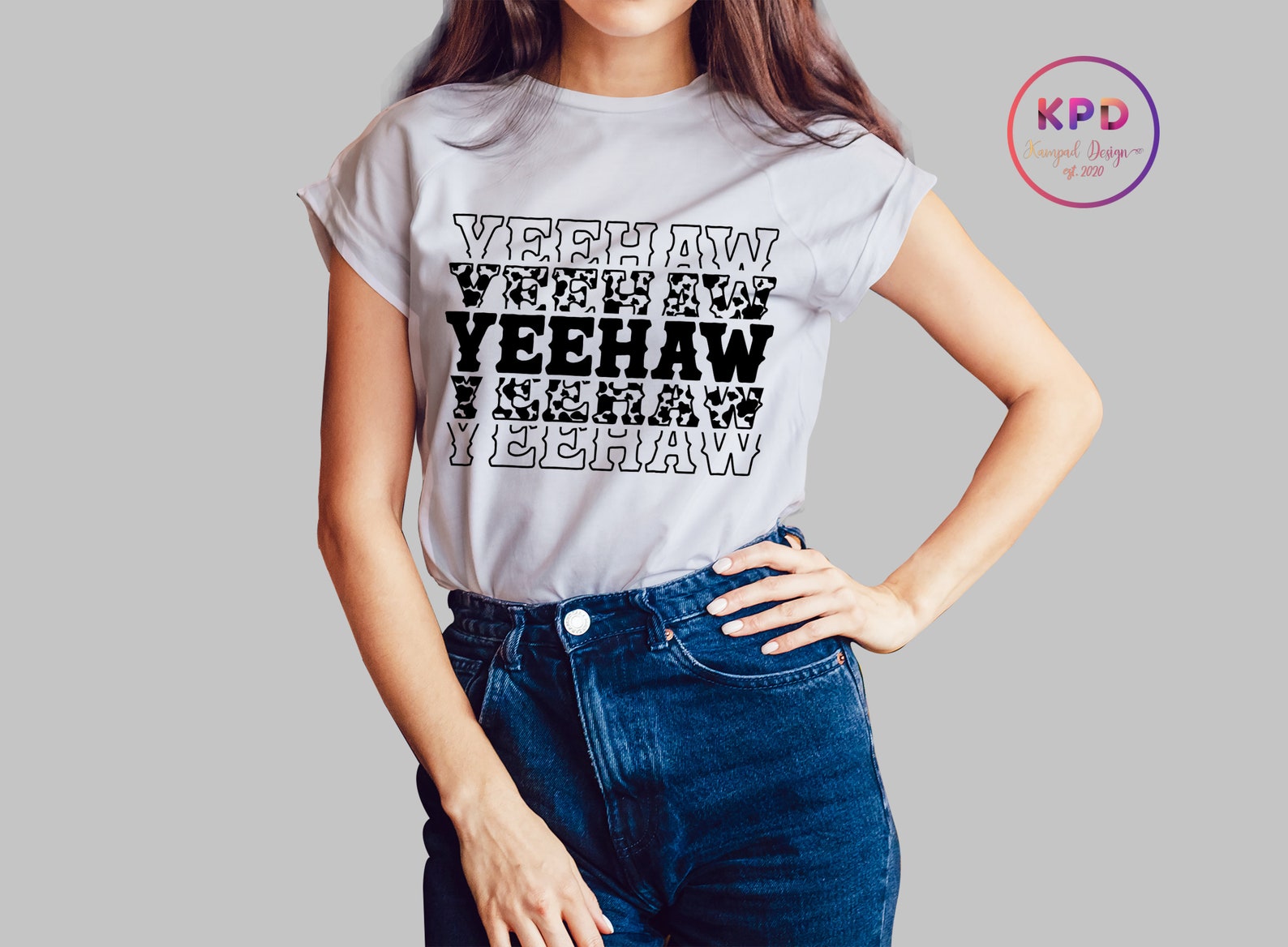 Yee Haw Svg Howdy Svg Cowboy Svg Stacked Howdy Svg - Etsy